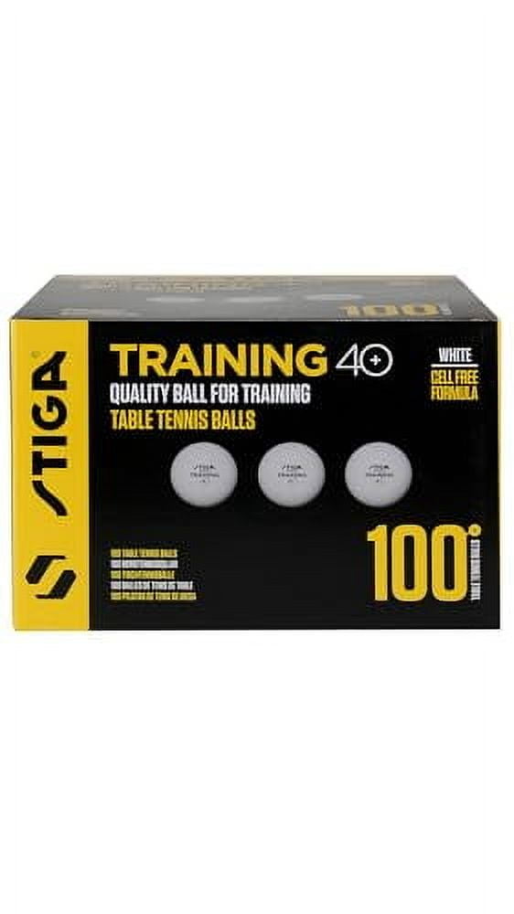 Stiga Training 40+ Bulk Pack Table Tennis Balls (100 balls) - Walmart.com
