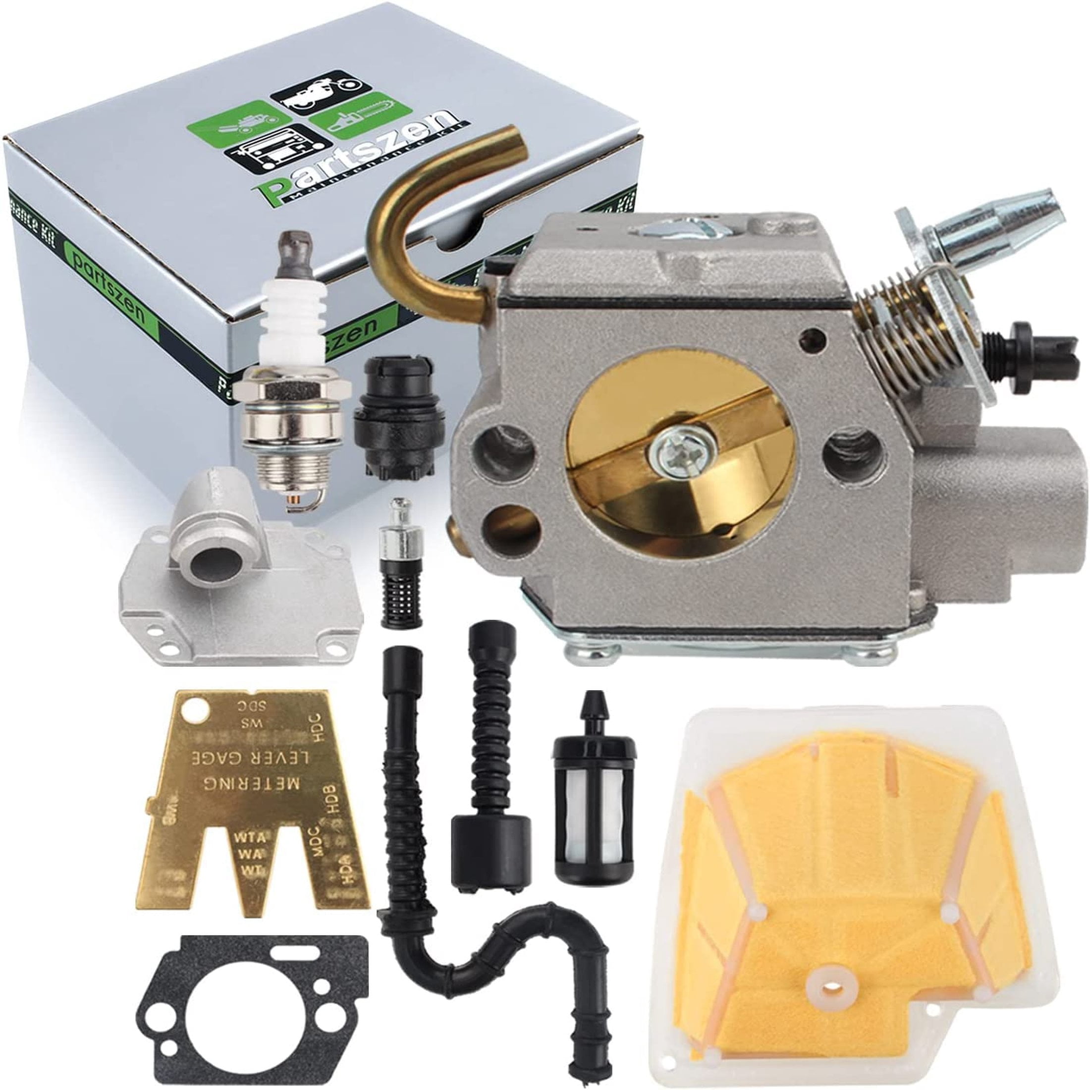 Stihl MS280 Chainsaw Carburetor Kit with Fuel Filter and Spark Plug ...