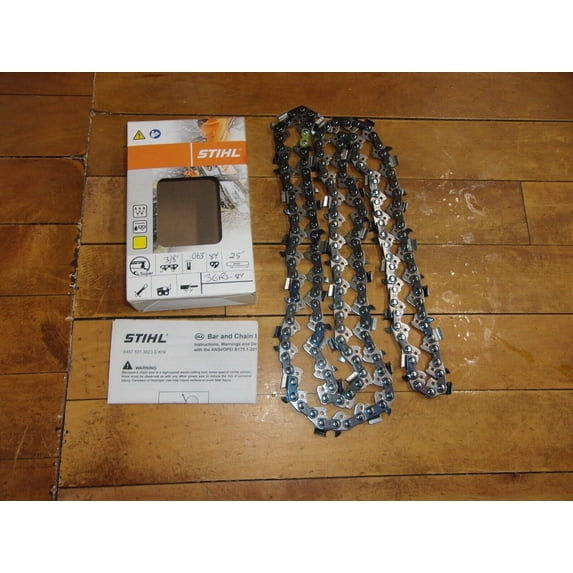 Stihl OEM Professional Chainsaw Chain 25-inch 3/8" Pitch .063" Gauge ...