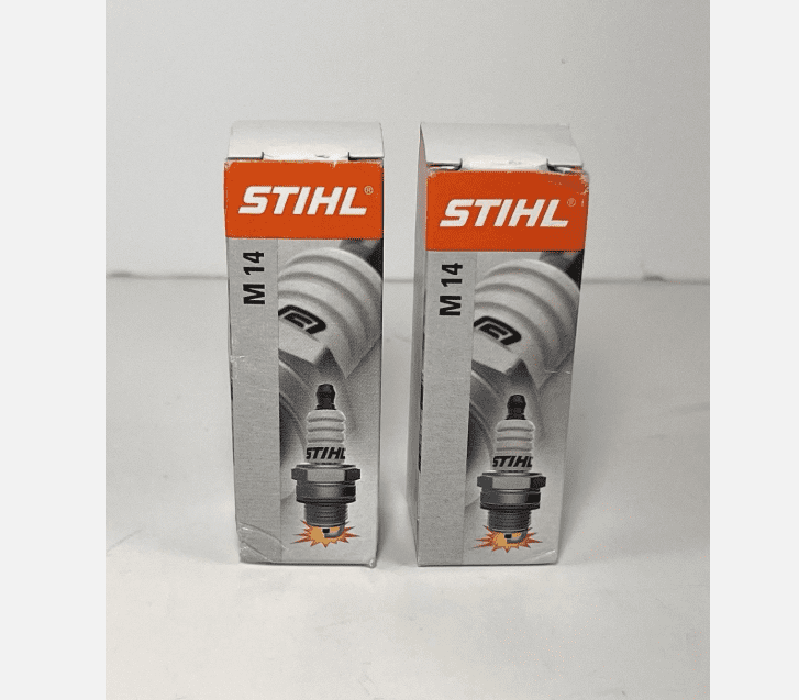 Stihl Spark Plug M14 Set Of 2 Replacement for Trimmers Chainsaws ...