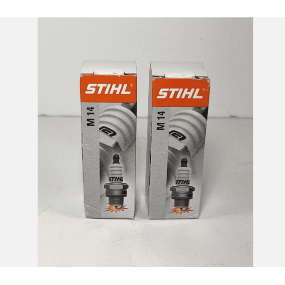 Stihl Spark Plug M14 Set Of 2 Replacement for Trimmers Chainsaws ...