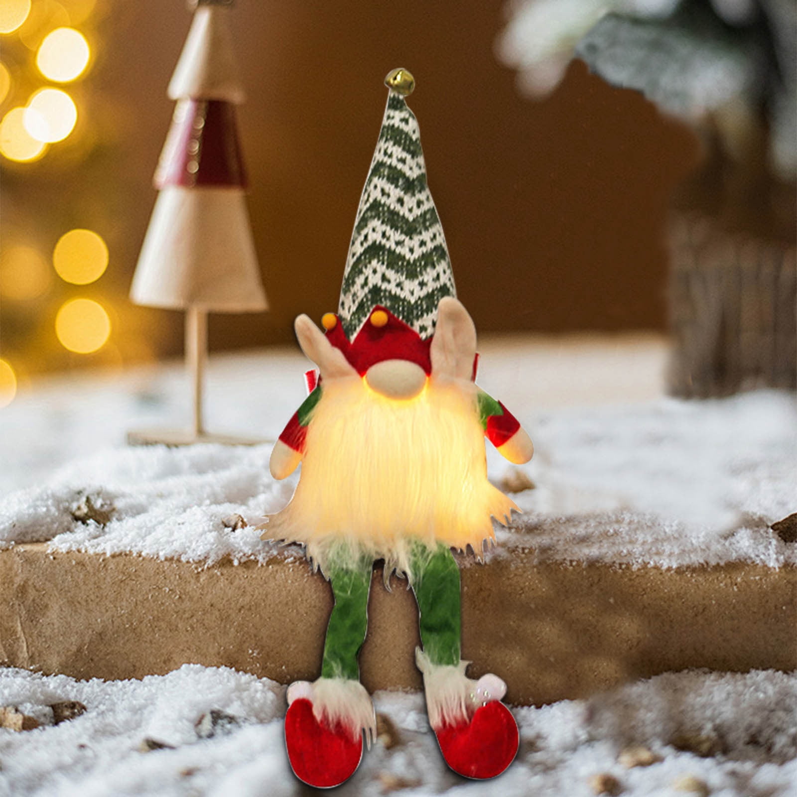 Stijggn Gnome Christmas Decorations with Light Christmas Gifts for Kids ...
