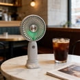 Stijggn Handheld Fan, Lightweight USB Rechargeable Fan Features Power ...