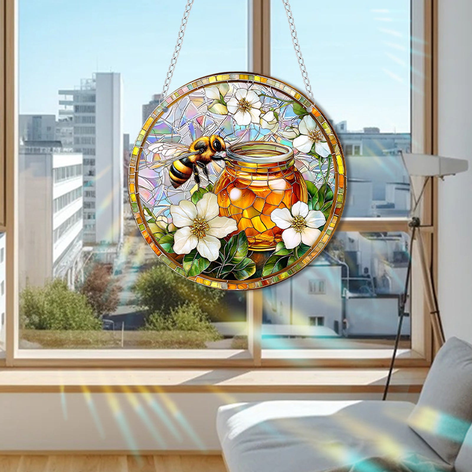 Stijggn Sun Catchers Indoor Window Hanging Decor Annimal Acrylic Sun ...