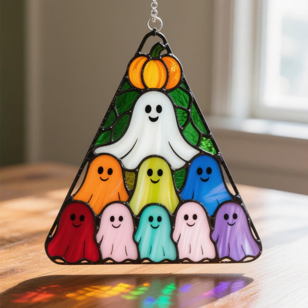 Stijggn Suncatcher Hanging Window Decor Halloween Window Decorations ...