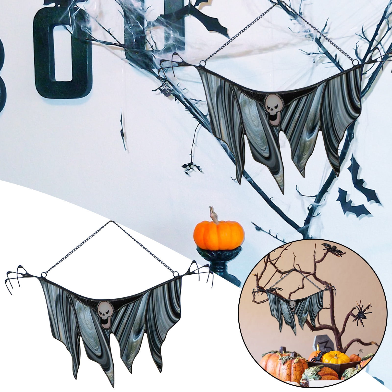 Stijggn Suncatcher Light Catcher Halloween Decorations Ghosts Vampire ...