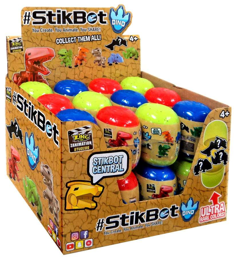 Stikbot Dino Toys Mystery Box [24 Packs] - Walmart.com