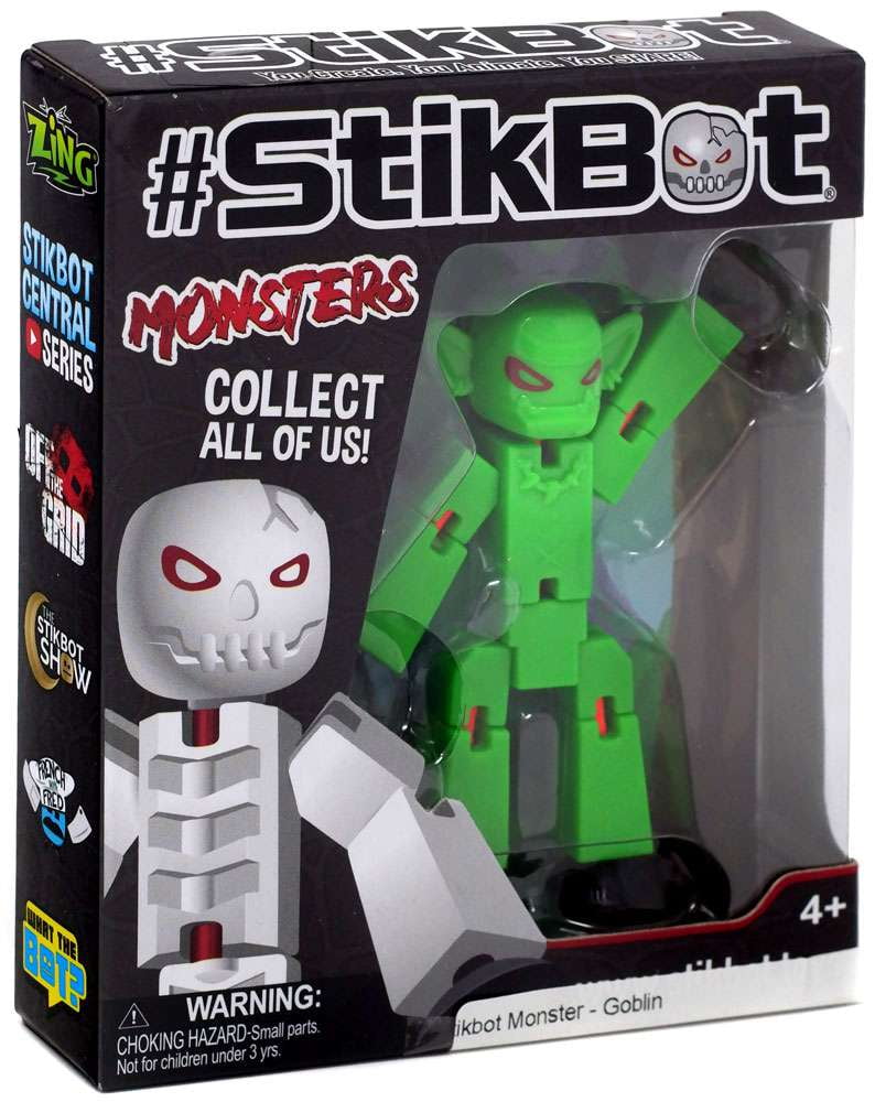 Stikbot Monsters Goblin Figure - Walmart.com