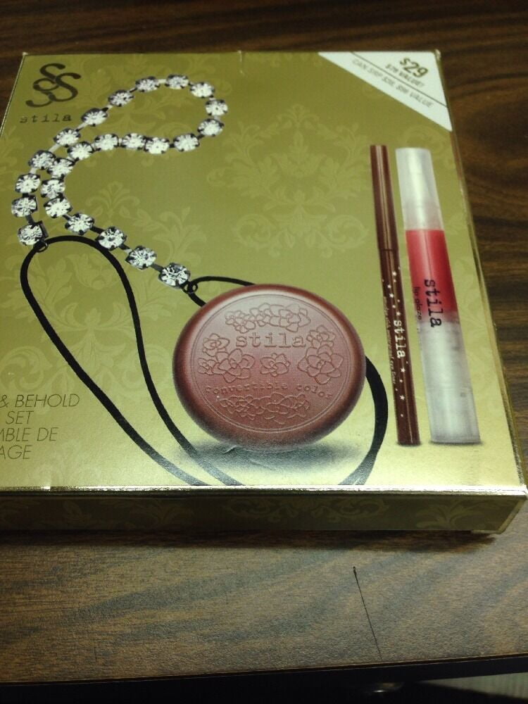 Stila Glow & Behold Makeup Set - Eyes, Lips & Cheeks Magnolia Jeweled ...