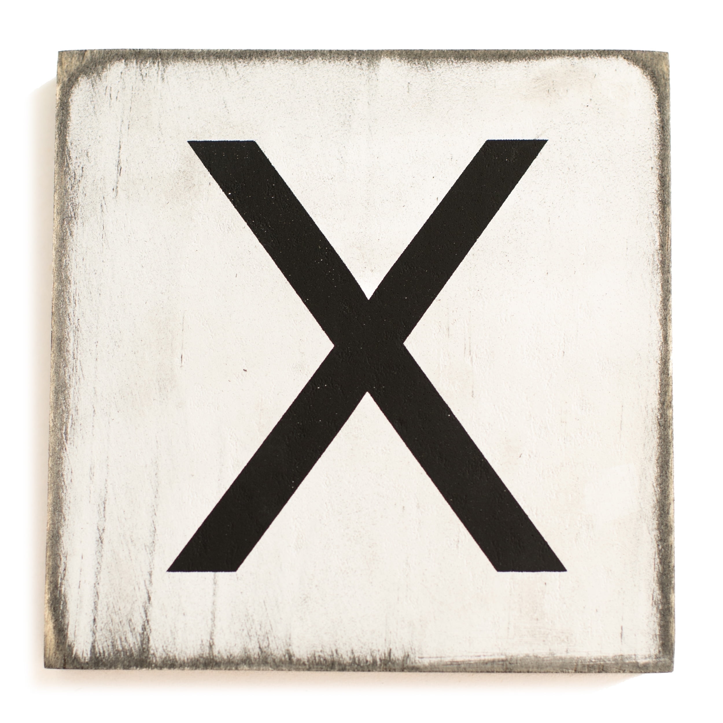 Stiles Crossword Letter Tiles, Wooden Wall Decor, 3.5 Inch, Rustic ...