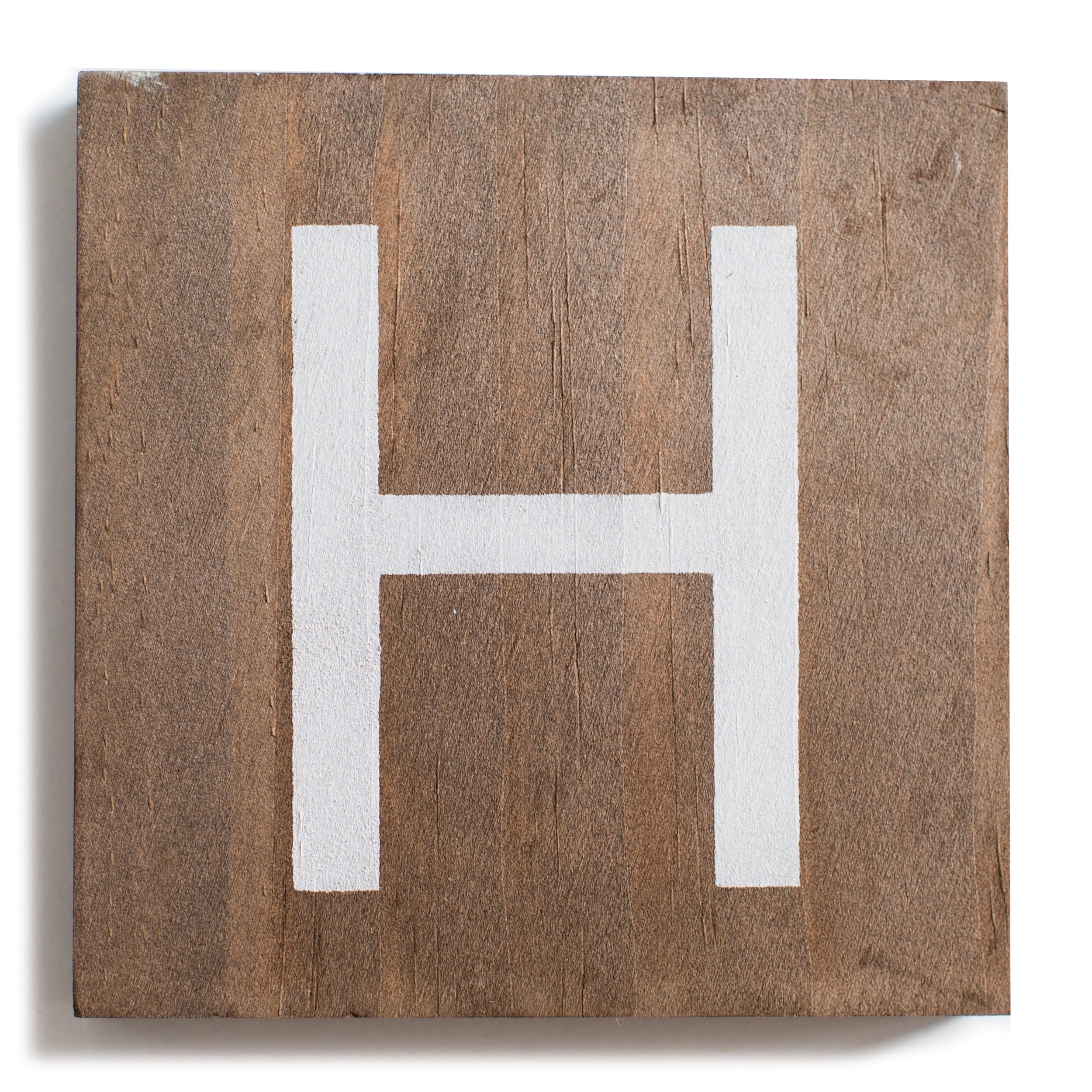 Stiles Crossword Letter Tiles, Wooden Wall Decor, 3.5 Inch, Walnut ...