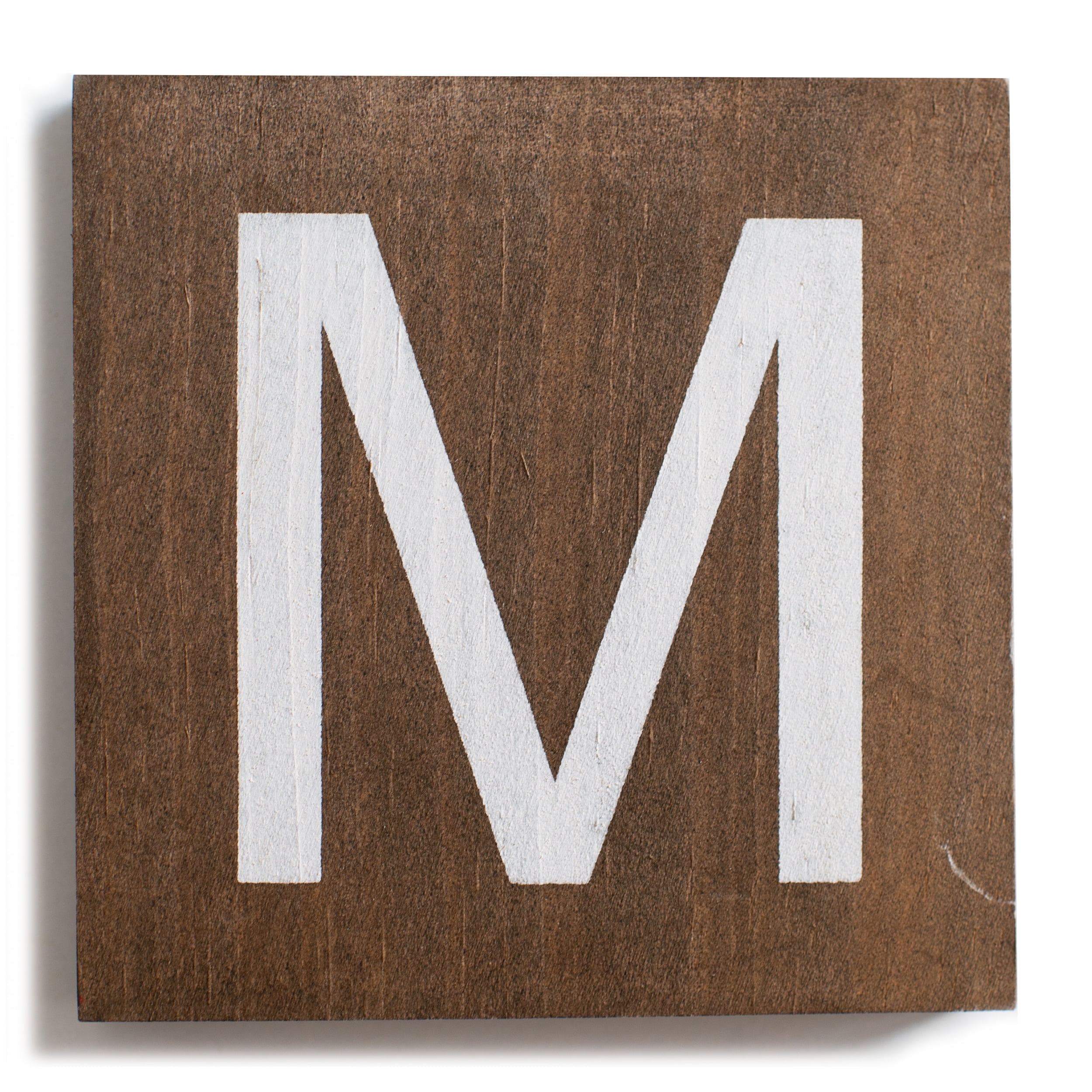 Stiles Crossword Letter Tiles, Wooden Wall Decor, 3.5 Inch, Walnut ...