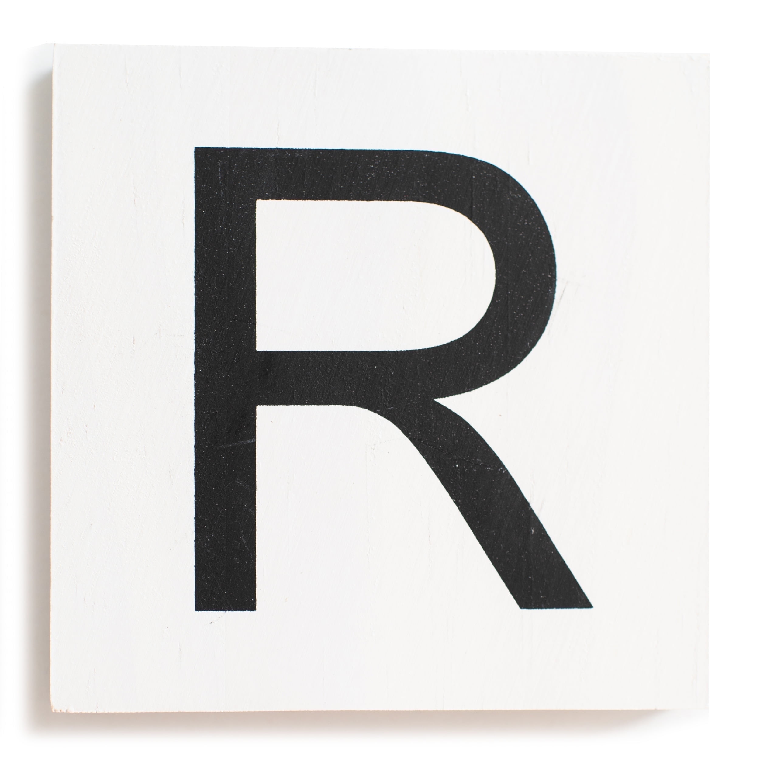 Stiles Crossword Letter Tiles, Wooden Wall Decor, 3.5 Inch, White ...