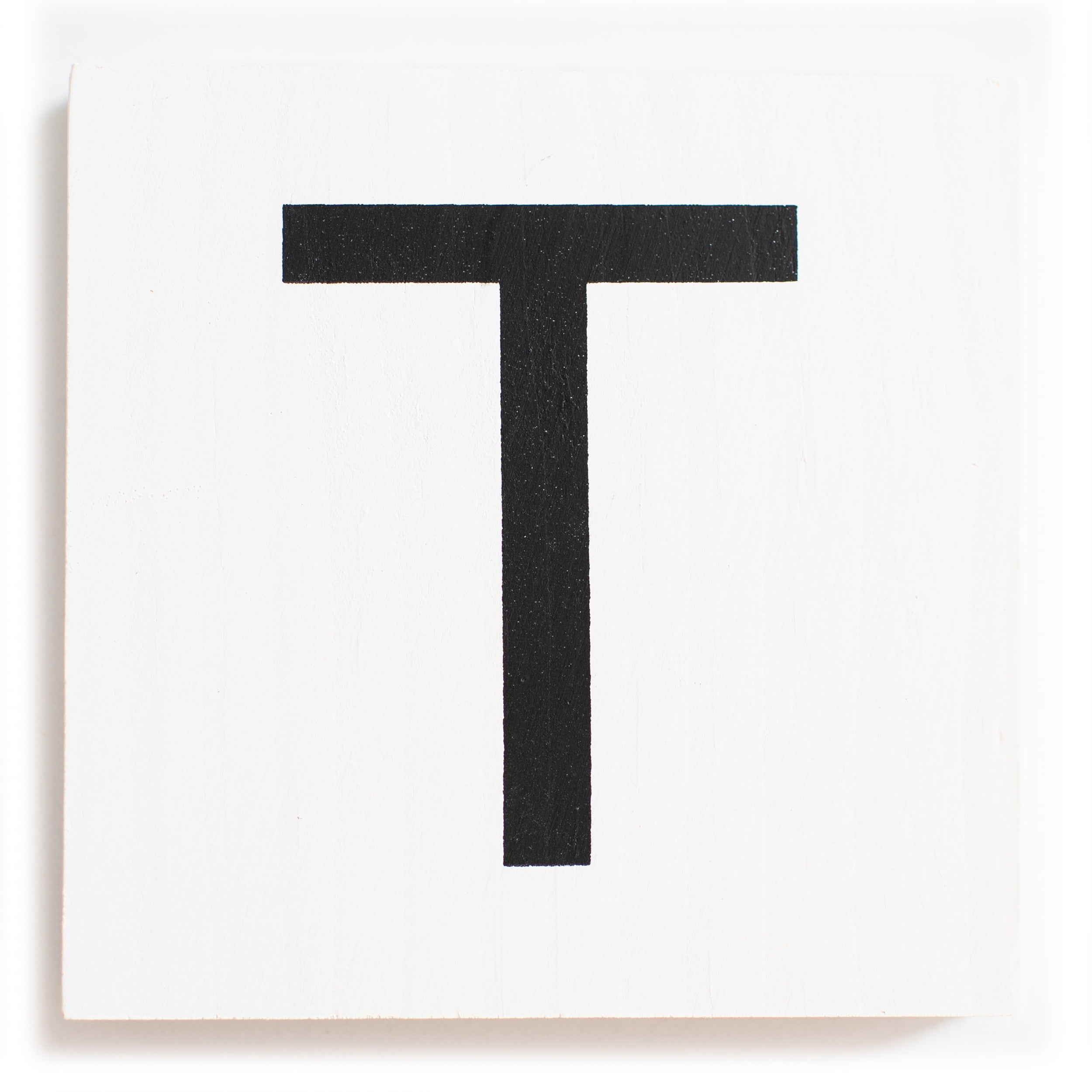 Stiles Crossword Letter Tiles, Wooden Wall Decor, 3.5 Inch, White ...