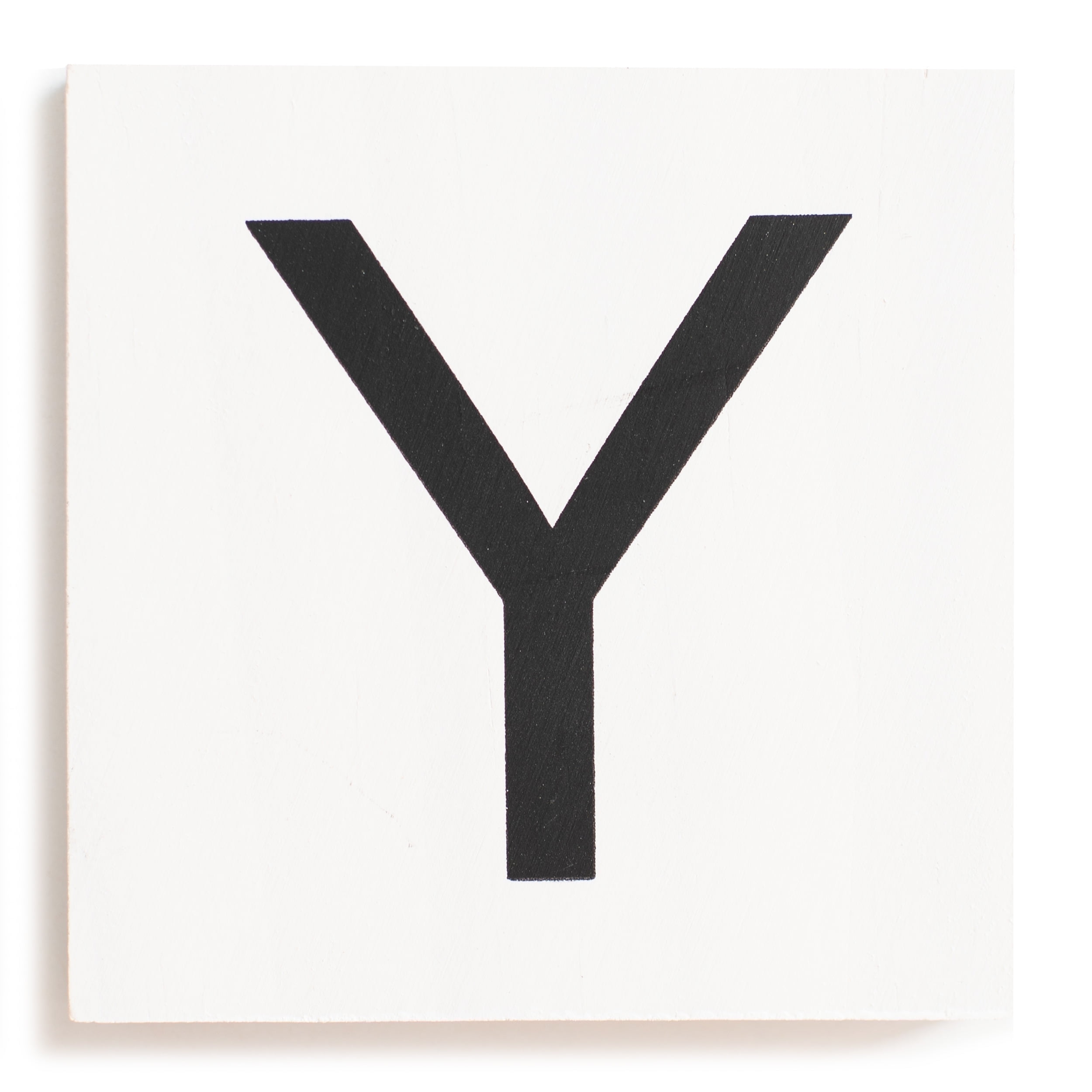 Stiles Crossword Letter Tiles, Wooden Wall Decor, 3.5 Inch, White ...