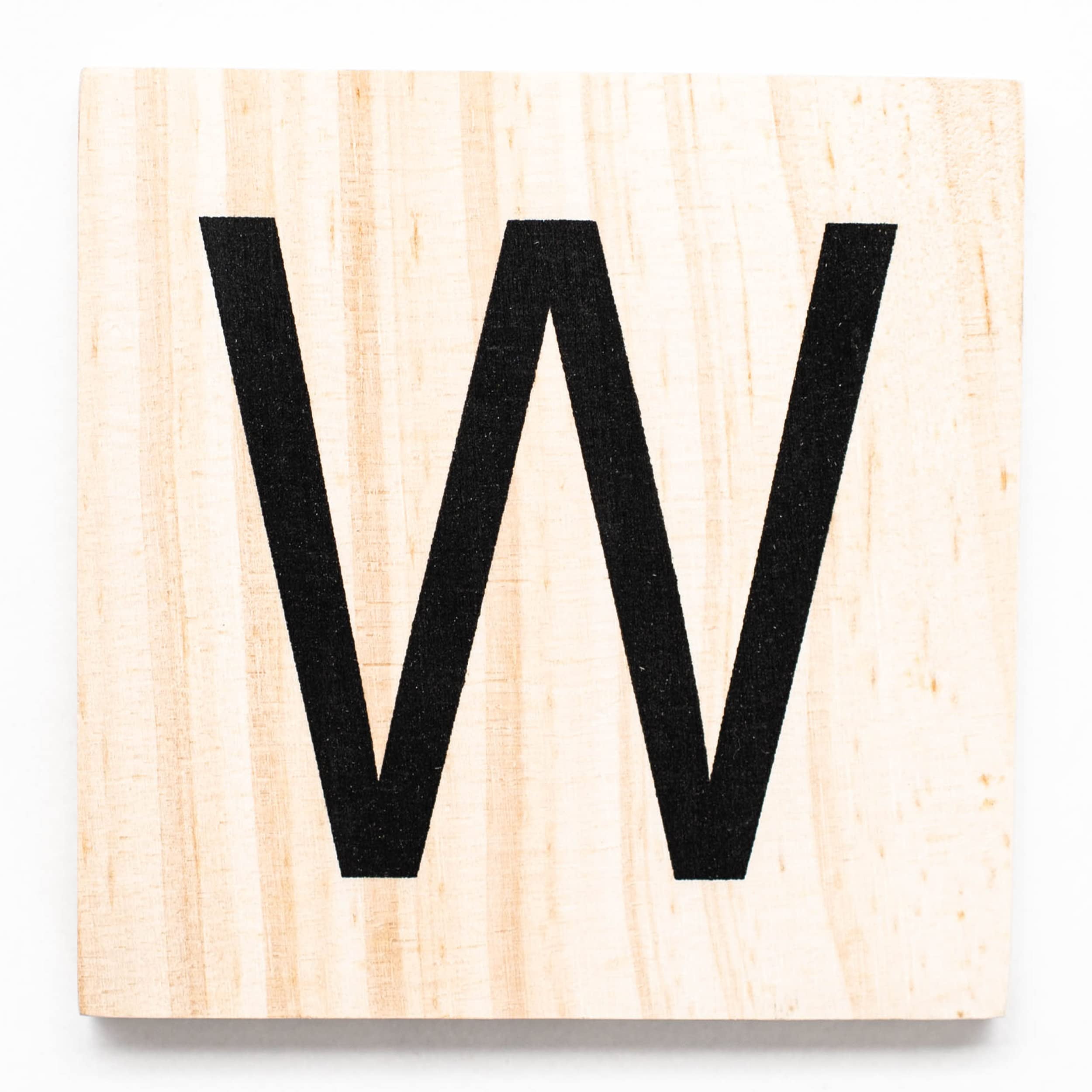 Stiles Letter Tiles, Wooden Crossword Wall Letters for Living Room ...