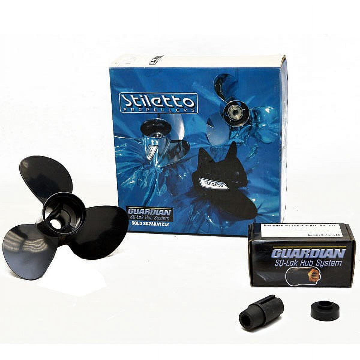 Stiletto Ariva Boat Propeller A50910 | Tohatsu Mercury RH 9 x 10P ...