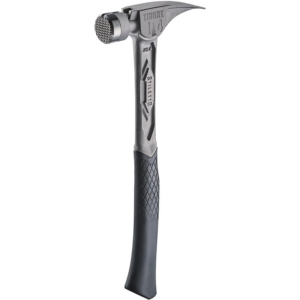 Stiletto TIB14RMC 14-oz TIBONE Titanium Hammer Milled Face with Curved ...