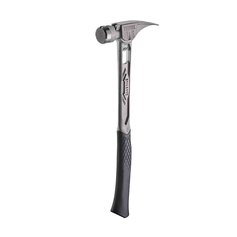 Stiletto Tibone 15Oz Light Titanium Framing Hammer, Milled Steel Face ...