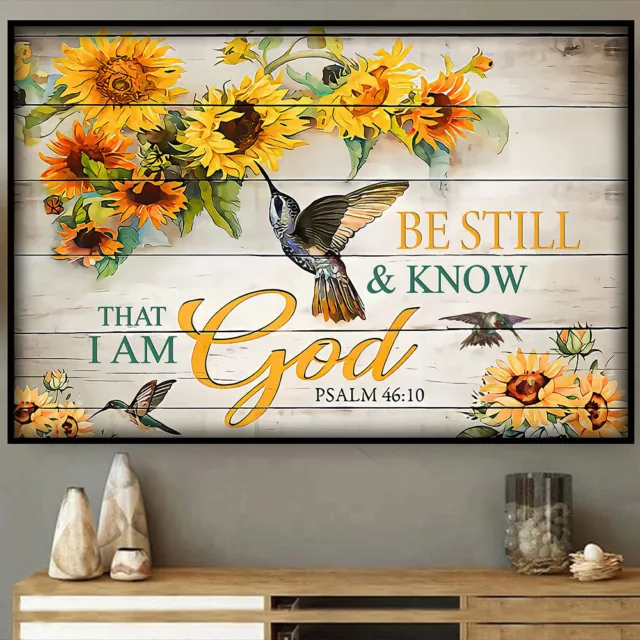 Be Still And Know That I Am God Psalm 46 10 Jesus Christian Bible ...