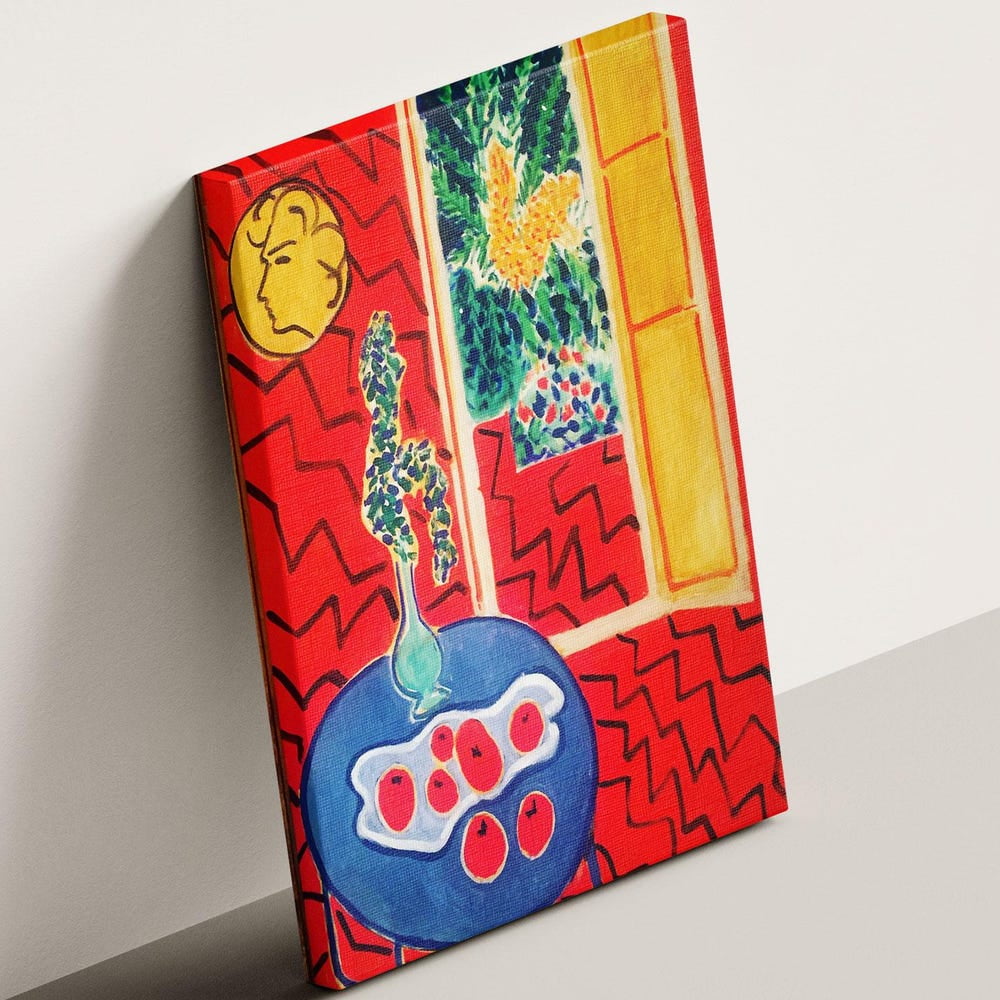 Still Life On A Blue Table,Henri Matisse Poster Art Henri Matisse Wall ...