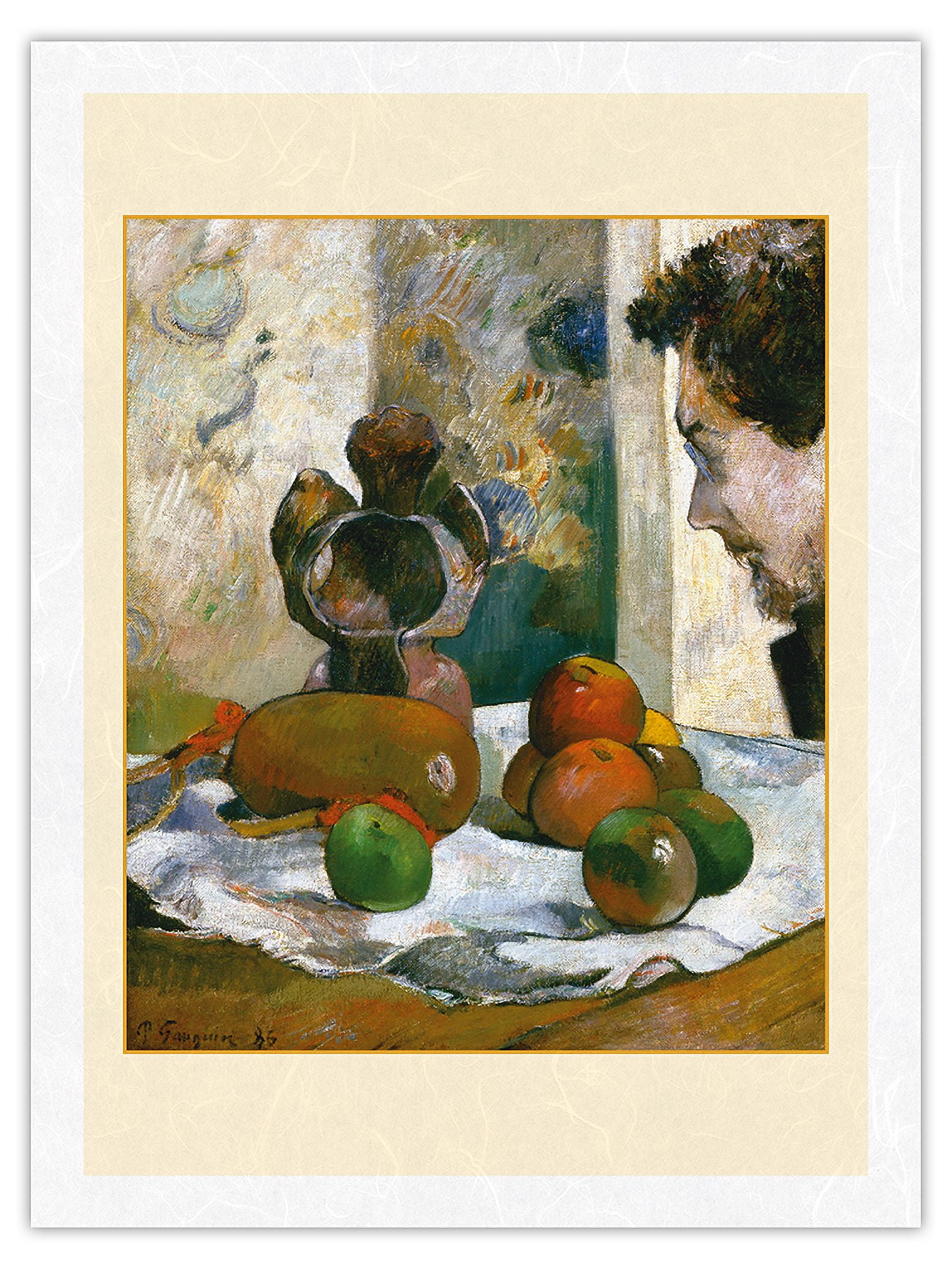 Still Life with Profile of French artist Charles Laval - From an ...