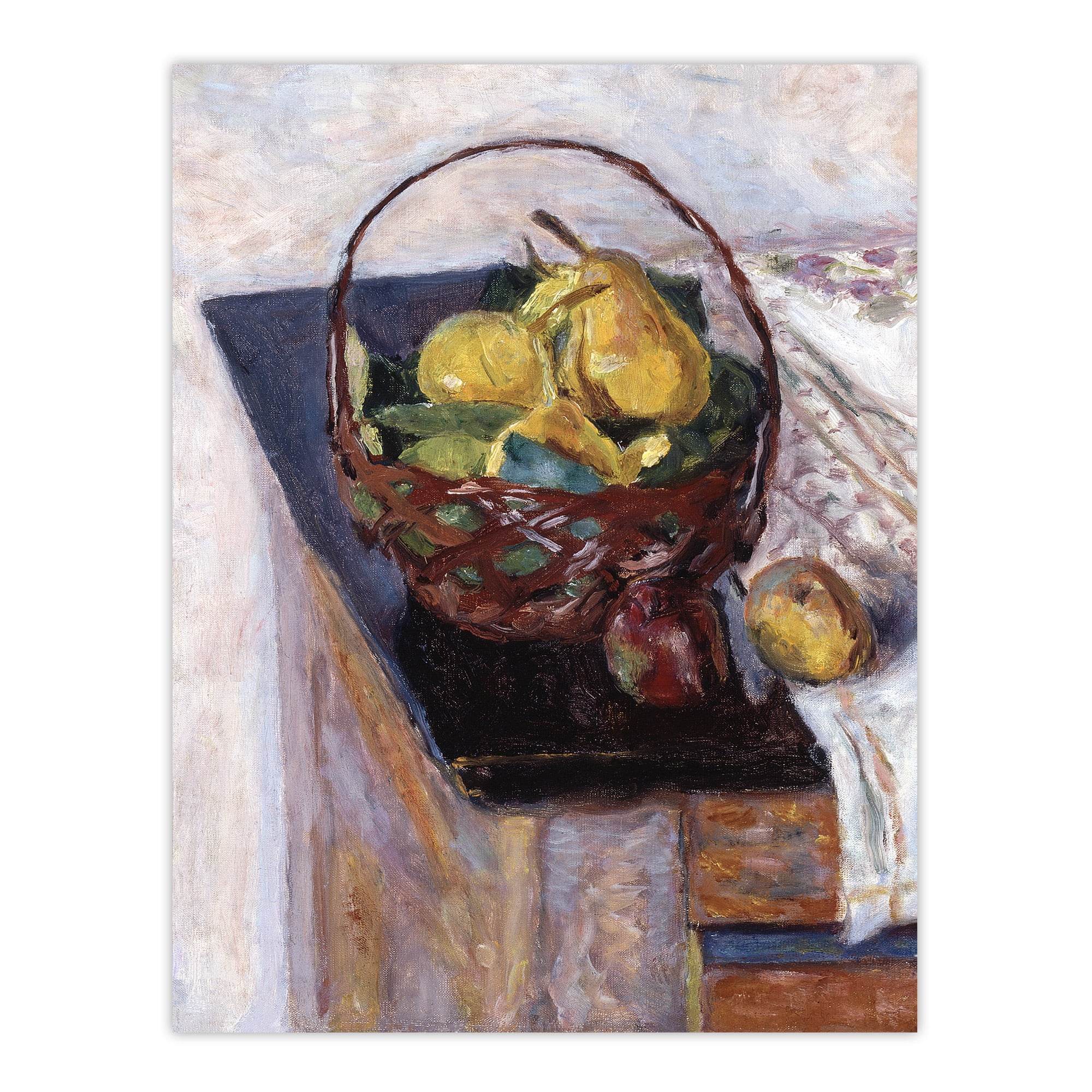 Still Life The Basket of Fruit Bonnard Wall Art Poster Print - Walmart.com