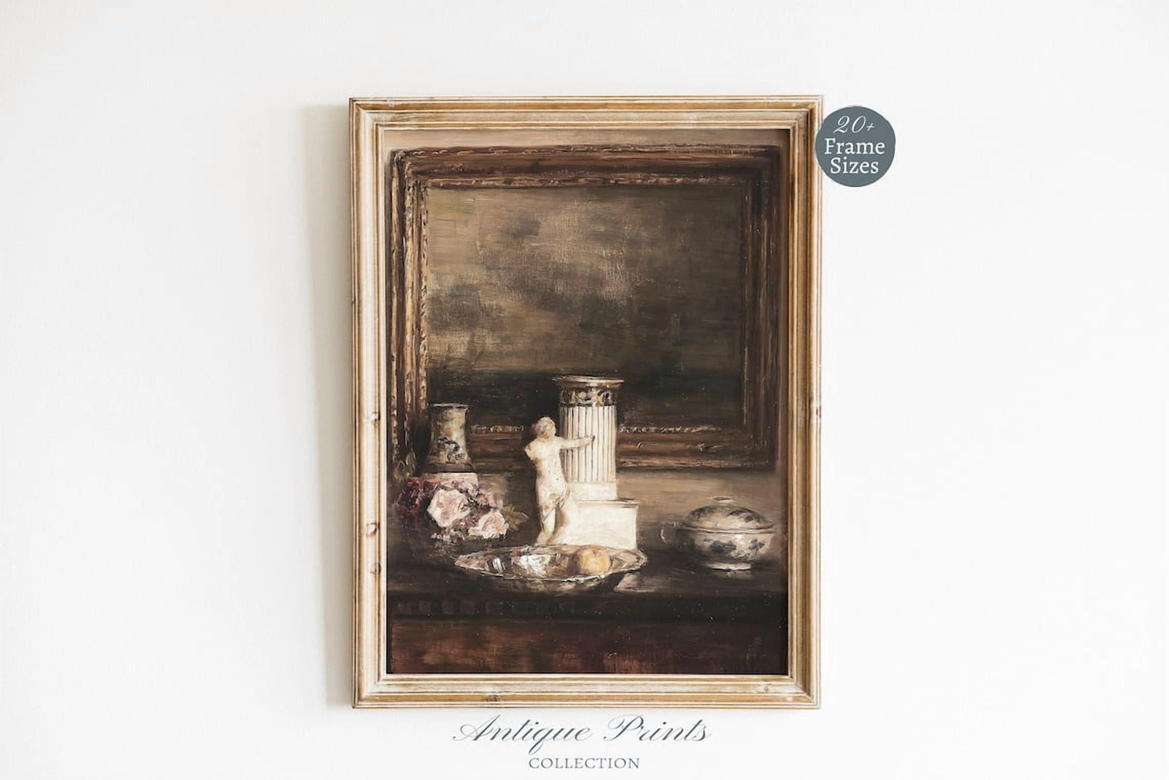Still Life Vintage Wall Art, Interiors Moody, Antique Dark Academia ...