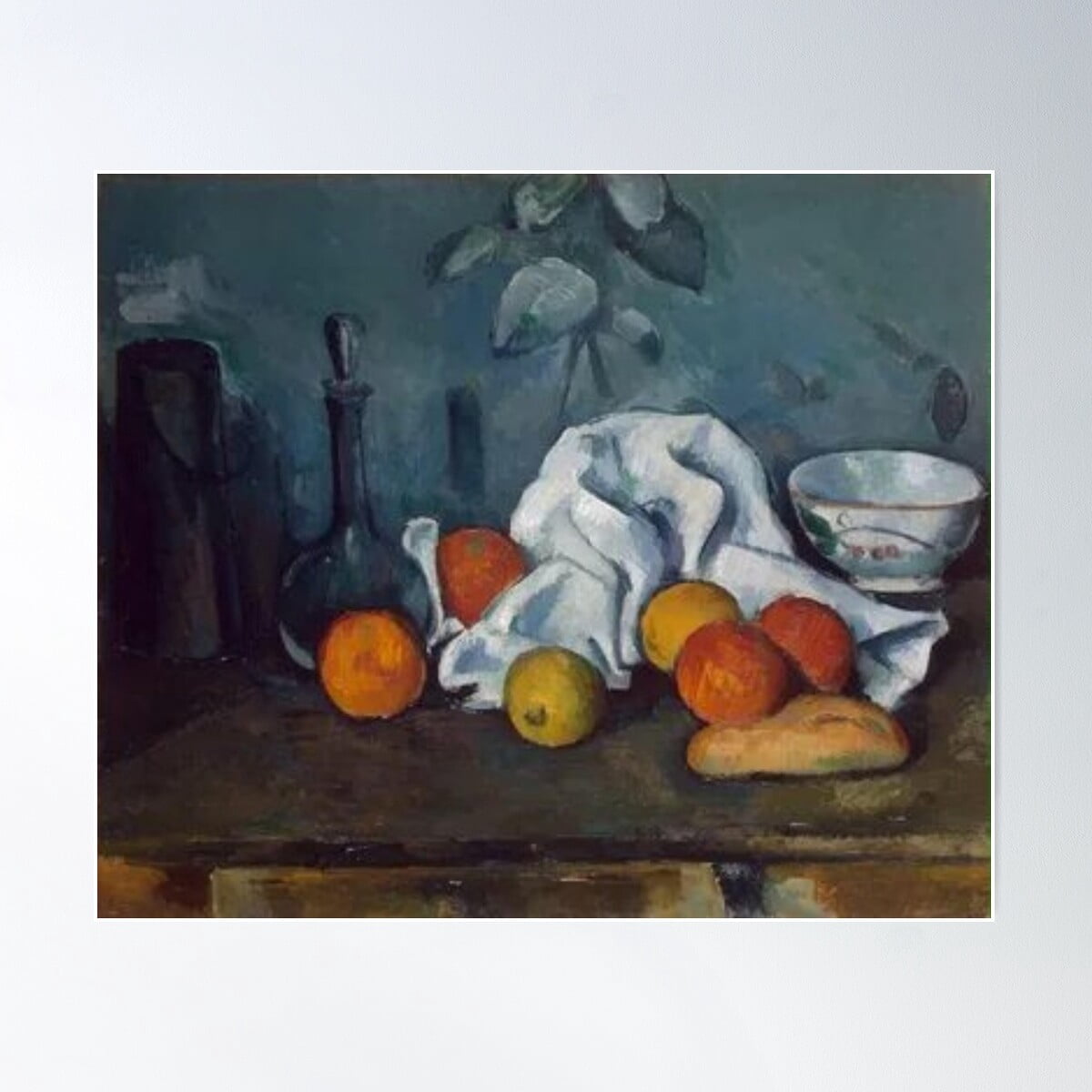 Still Life With Fruits Paul Cezanne Art Work Poster Wall Art, Modern ...