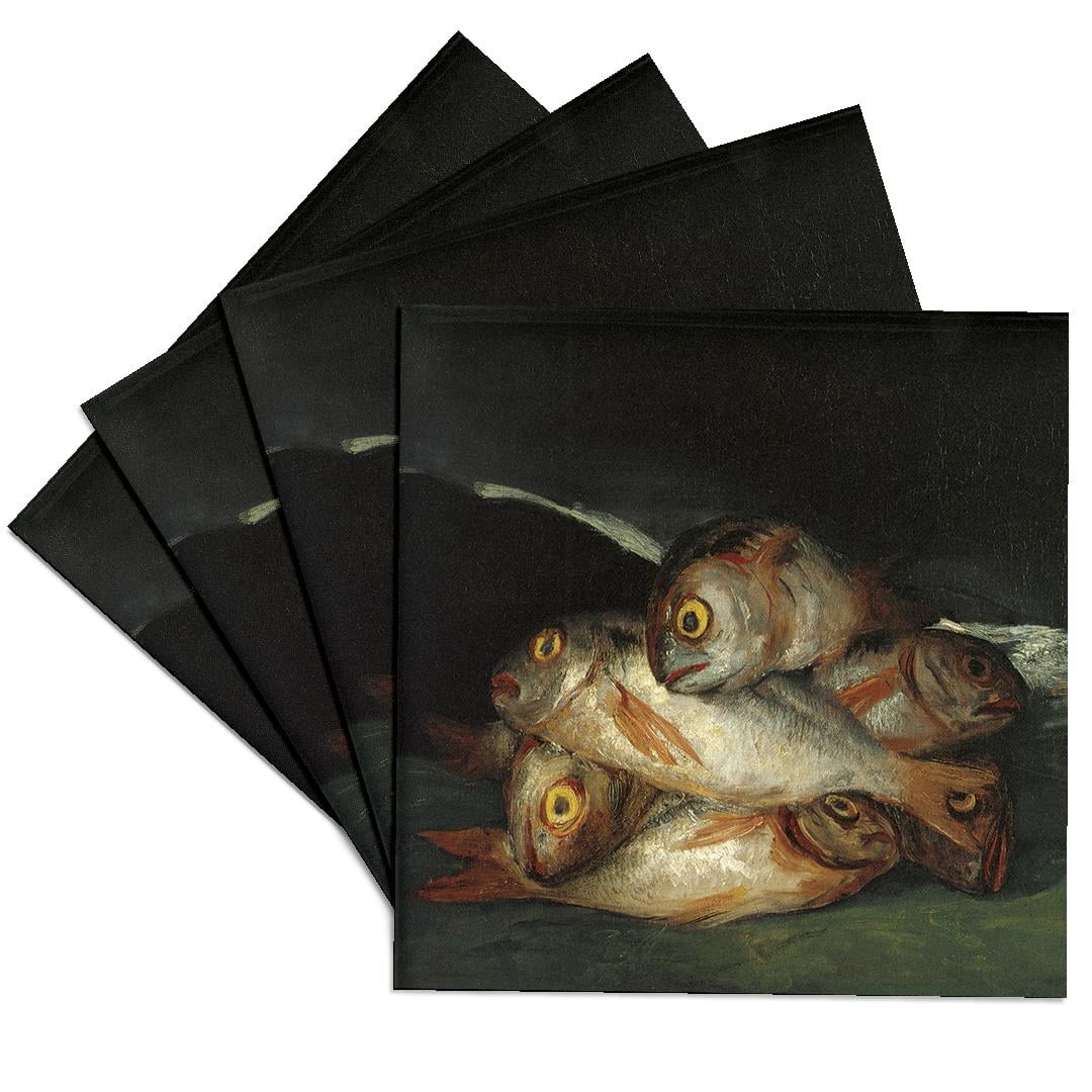 3drose, Still Life with Golden Bream by Francisco De Goya Table with ...