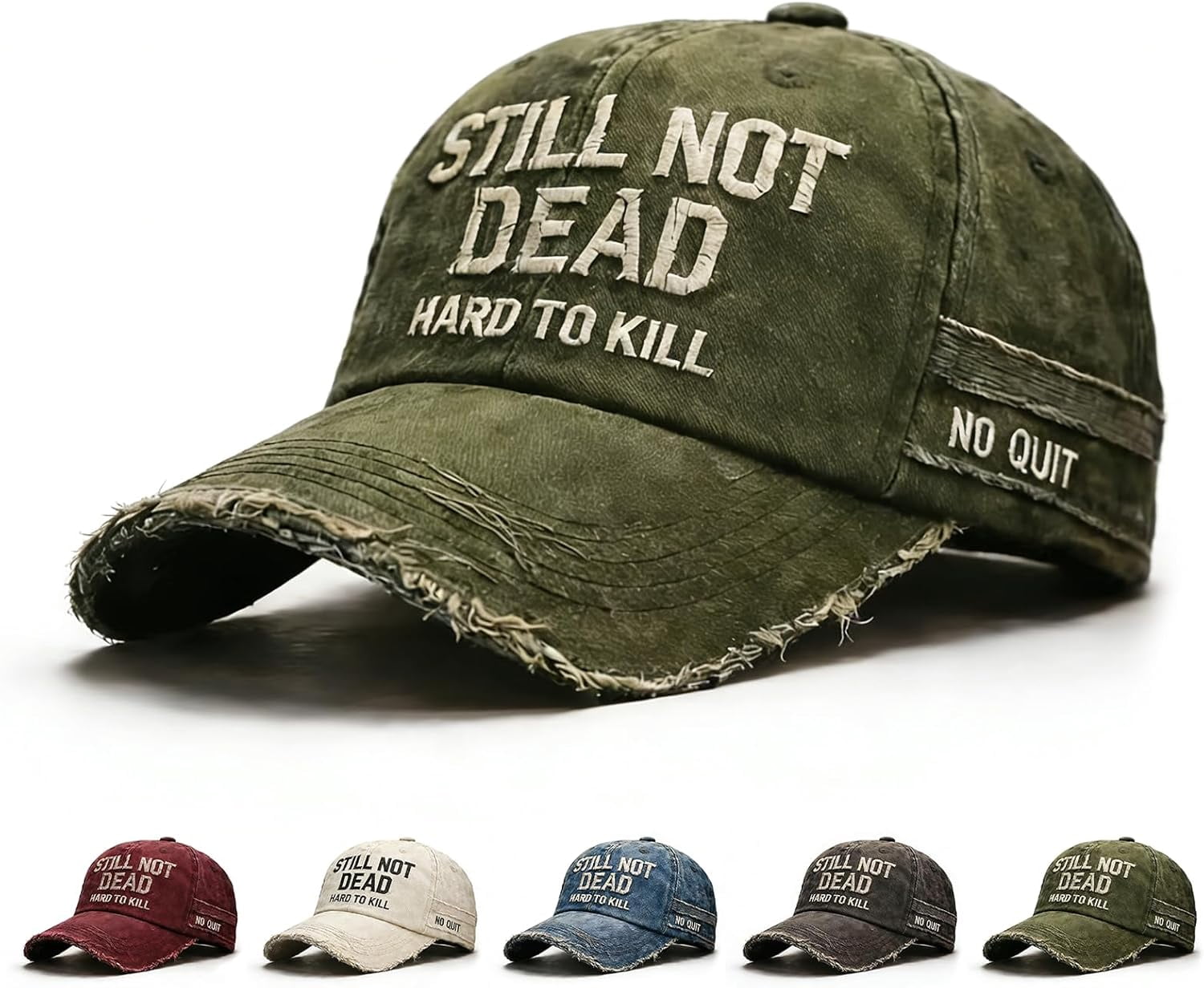 Still Not Dead Baseball Caps for Men, Hard to Kill. Impossible to Break ...
