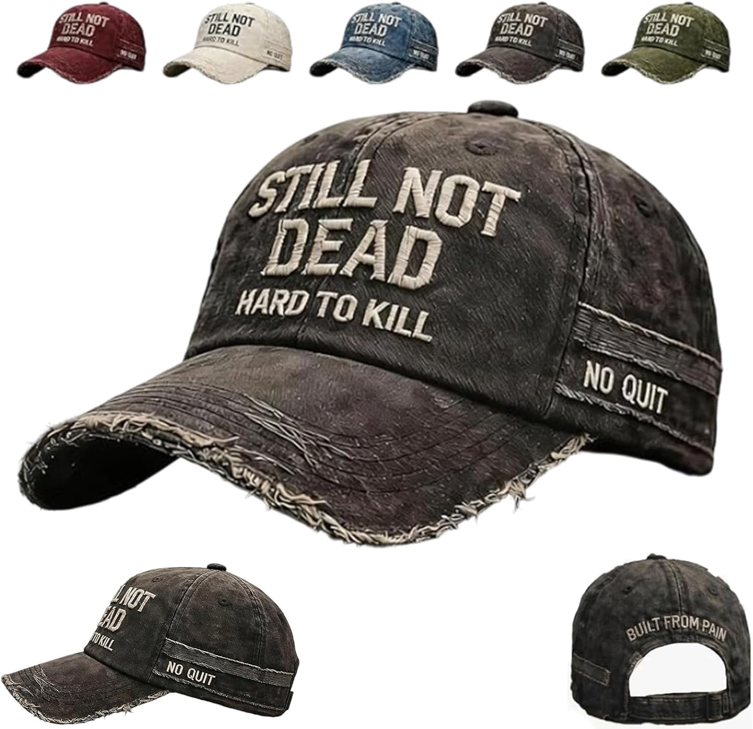 Still Not Dead Cap, Vintage Adjustable Humorous Baseball Cap for Men ...