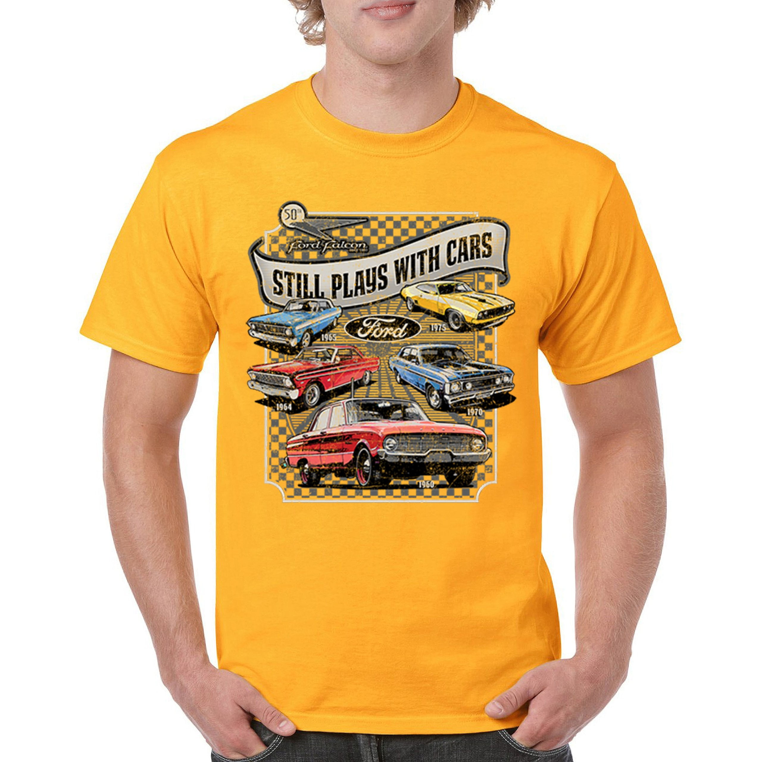 Still Plays With Cars Ford Falcon T-shirt 60-70s Classic Muscle Car Men ...