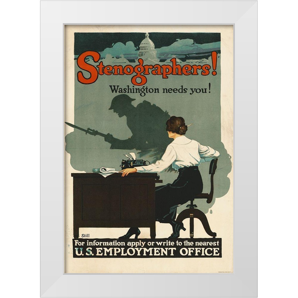 Still, Roy Hull 14x18 White Modern Wood Framed Museum Art Print Titled ...