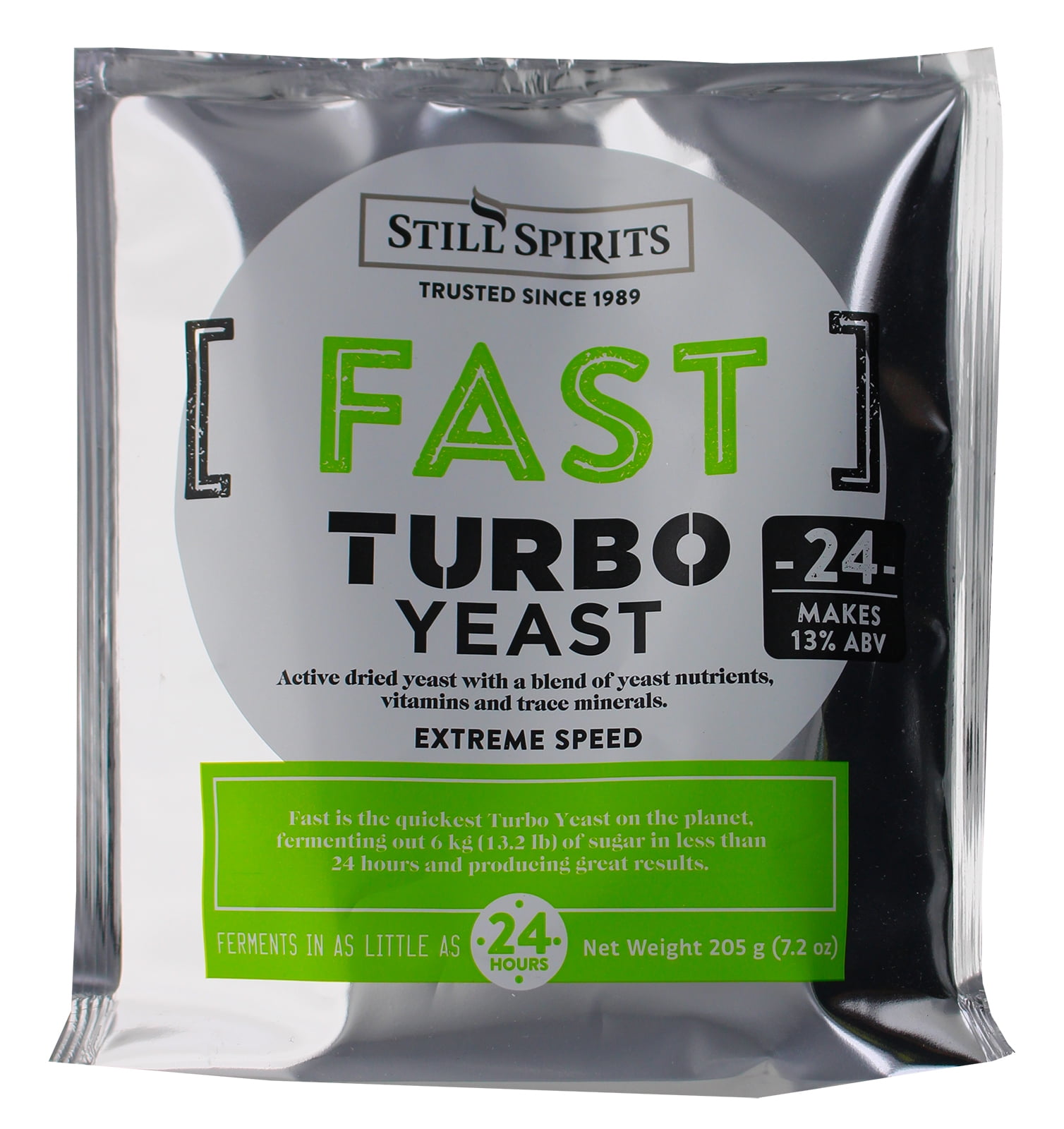 Still Spirits Turbo Yeast, Fast Fermenting, Produces Up to 18% ABV ...