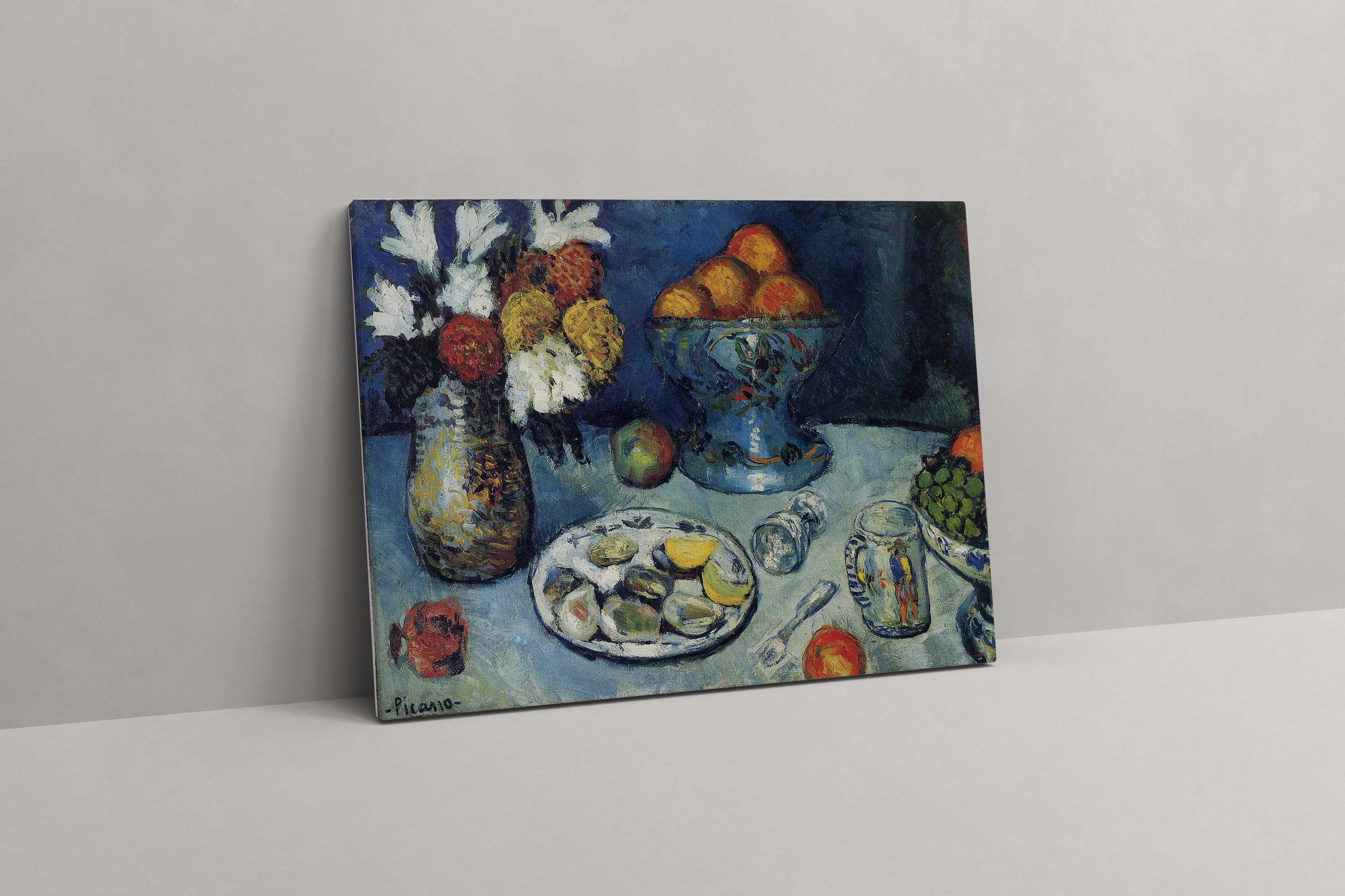 Still Life The Dessert 1901 Canvas Wall Art Wall Décor By Pablo Picasso