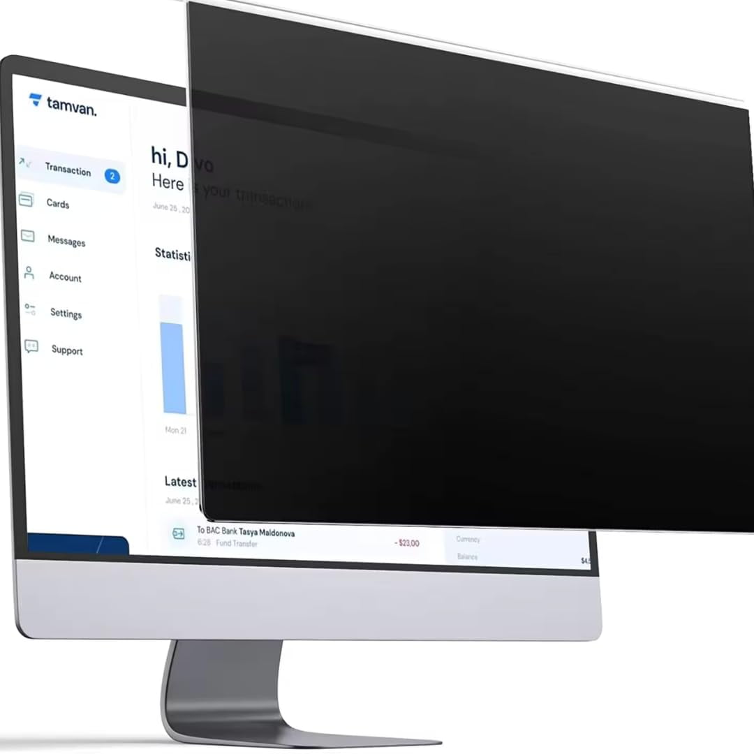 StillerSafe Brand - Desktop 32 Inch PRIVACY AntiGlare Screen - Dry Eye ...