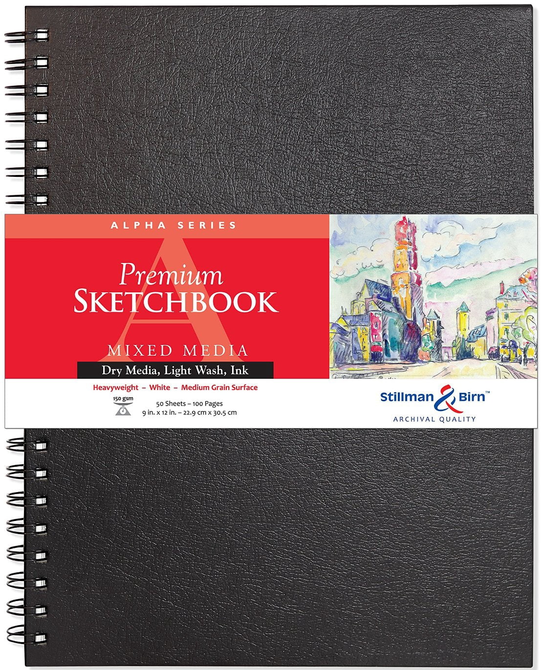 Stillman & Birn 200912 Alpha Series Wirebound Sketchbook, Portrait, 9 ...
