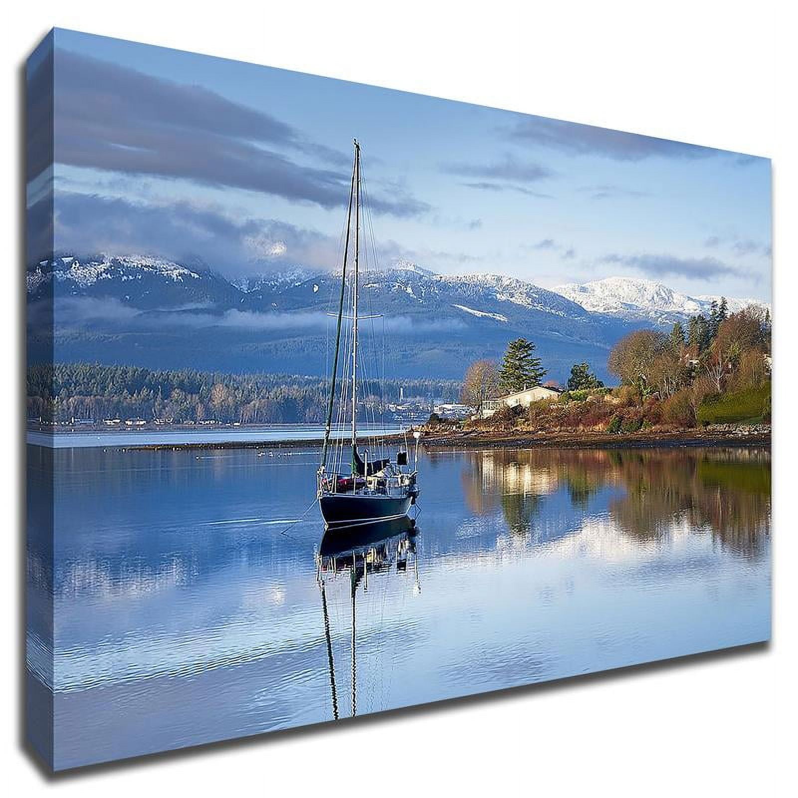 Stillness by Chuck Burdick - 47"x32" Wall Art Print on Canvas Fabric ...