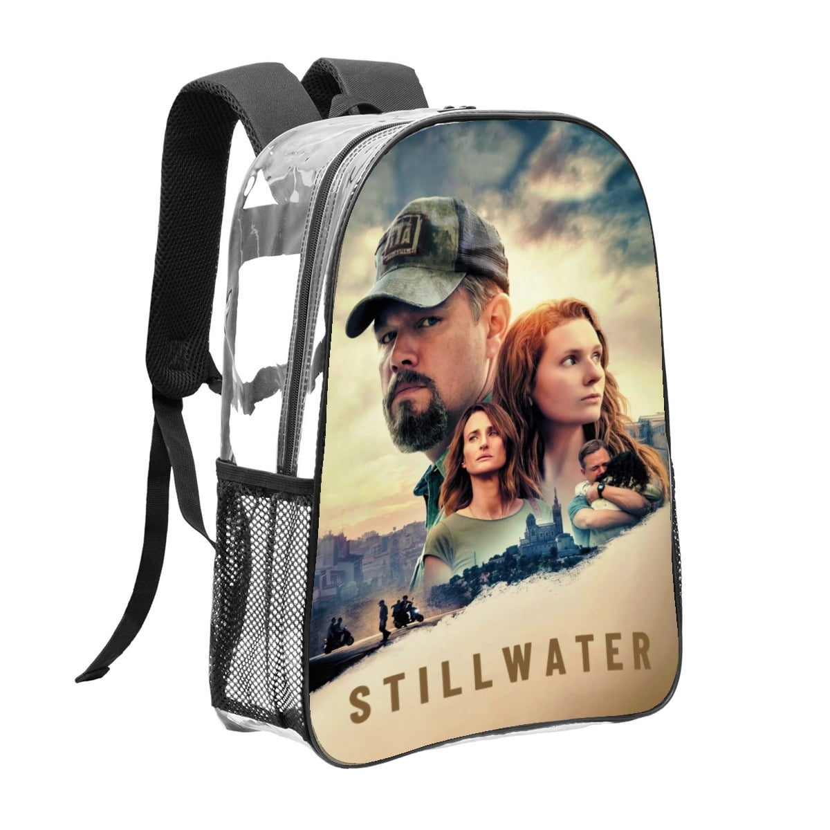 Stillwater Pattern Transparent Backpack Lightweight And fashionable ...