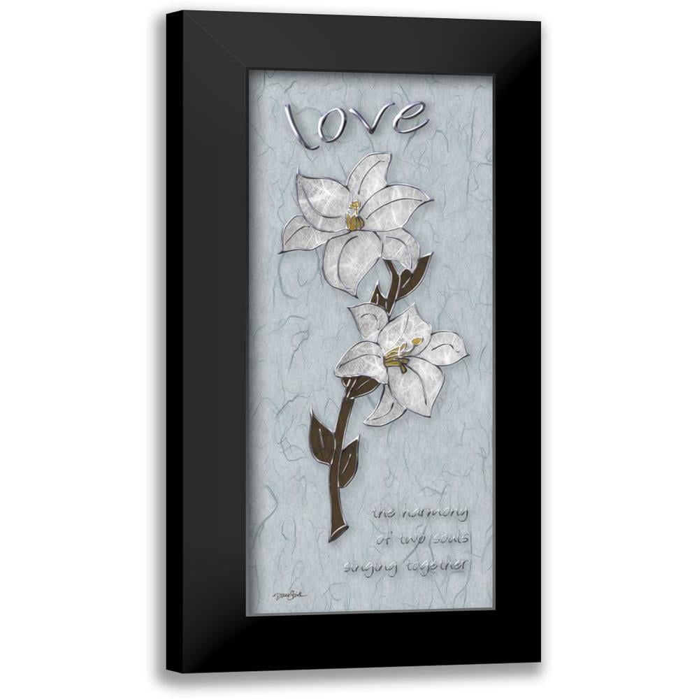 Stimson, Diane 10x18 Black Modern Framed Museum Art Print Titled - Love ...