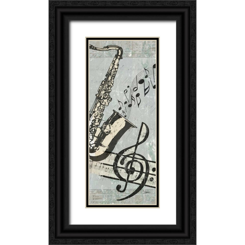 Stimson, Diane 10x18 Black Ornate Wood Framed with Double Matting ...