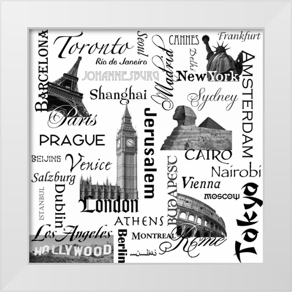 Stimson, Diane 12x12 White Modern Wood Framed Museum Art Print Titled ...