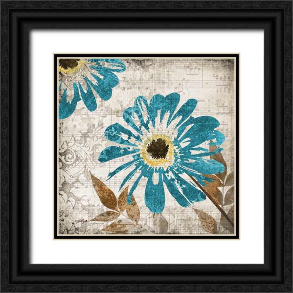 Stimson, Diane 15x15 Black Ornate Wood Framed with Double Matting ...