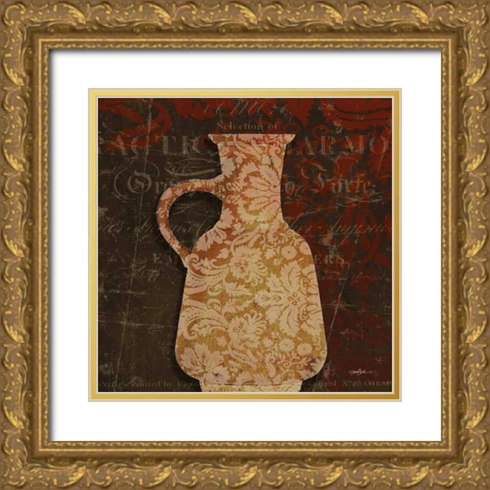 Stimson, Diane 15x15 Gold Ornate Wood Framed with Double Matting Museum ...