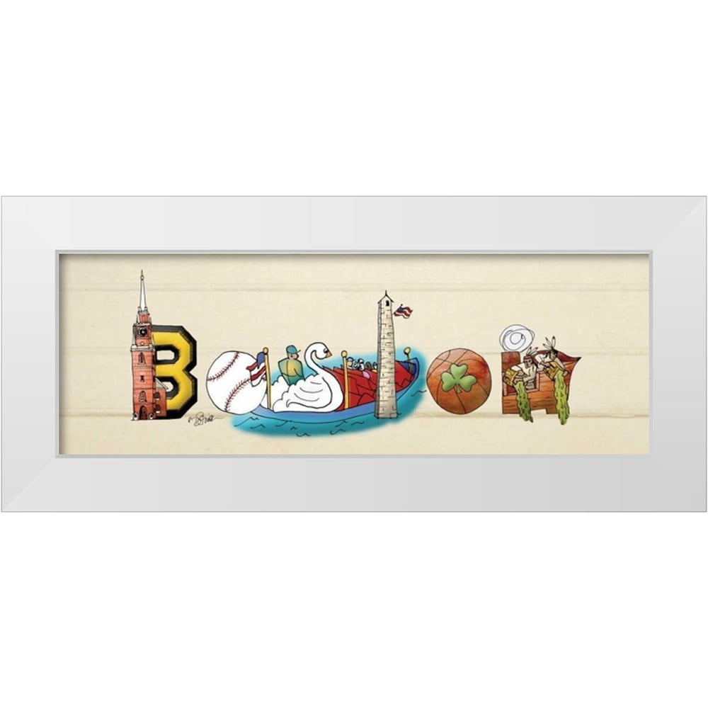 Stimson, Diane 18x9 White Modern Wood Framed Museum Art Print Titled ...