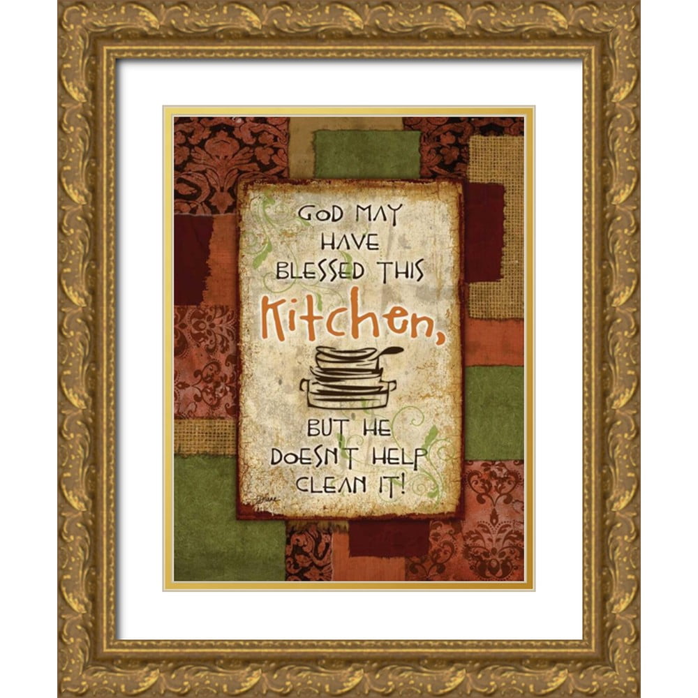 Stimson, Diane 19x24 Gold Ornate Wood Framed with Double Matting Museum ...