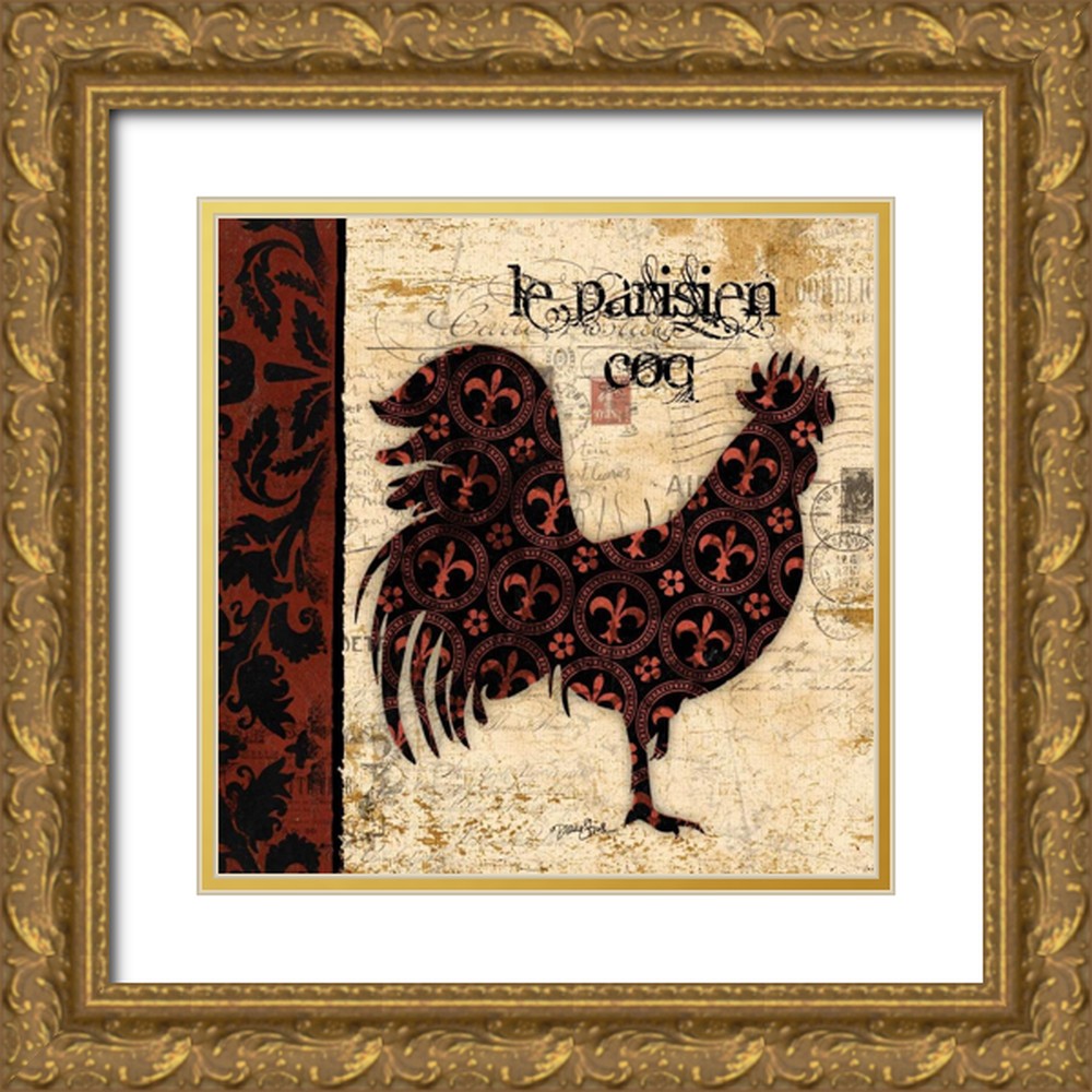 Stimson, Diane 20x20 Gold Ornate Wood Framed with Double Matting Museum ...