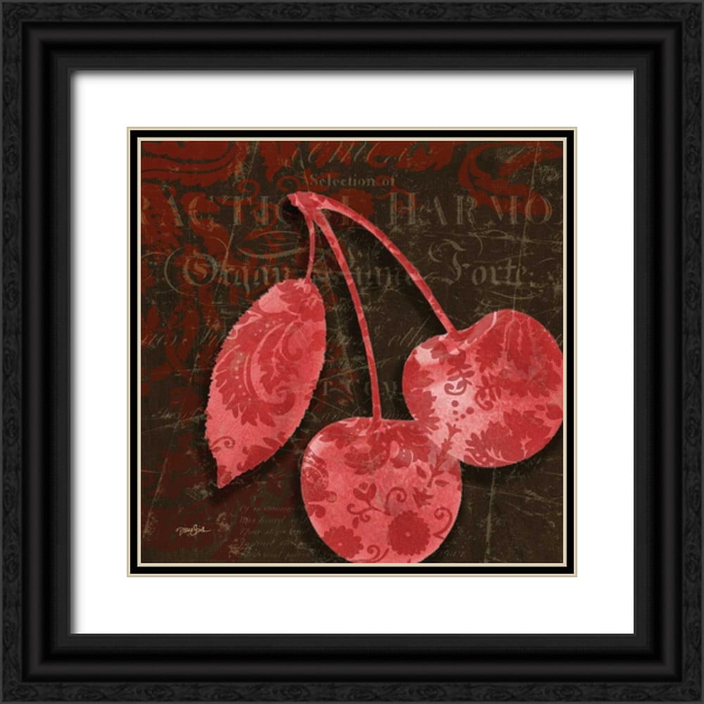 Stimson, Diane 26x26 Black Ornate Wood Framed with Double Matting ...