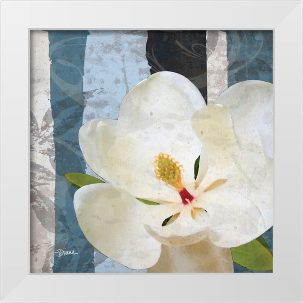 Stimson, Diane 26x26 White Modern Wood Framed Museum Art Print Titled ...